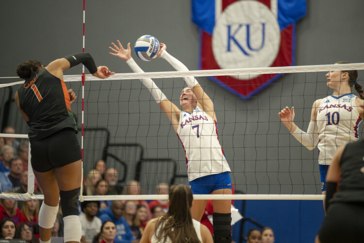 Photo Gallery: KU volleyball moves on to Sweet 16 by dispatching Miami ...
